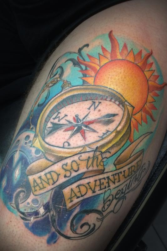 Compass by Brian Adams: TattooNOW