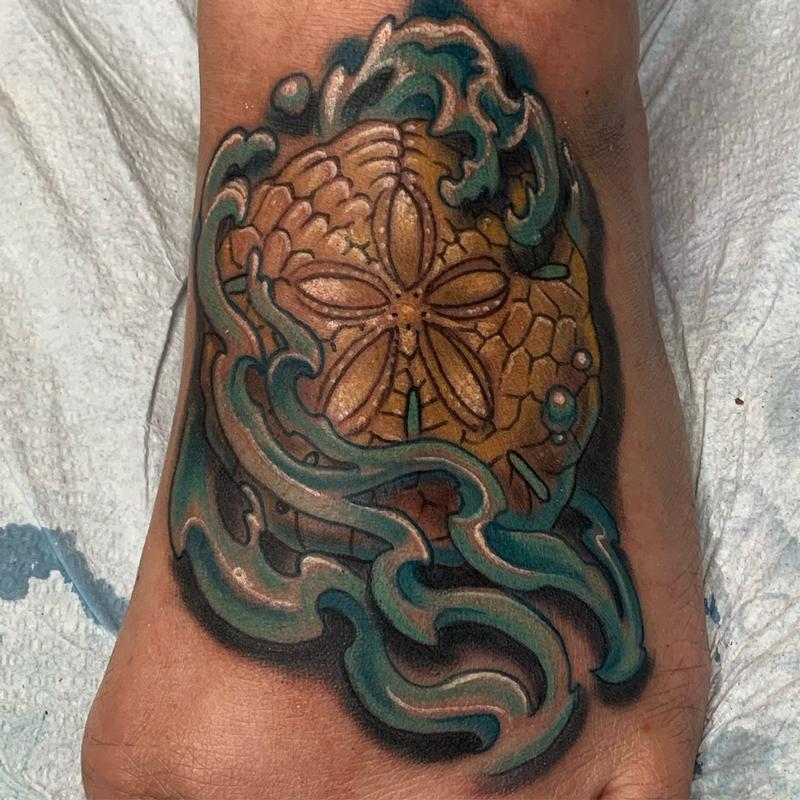 Seashell tattoo by Phil Robertson: TattooNOW