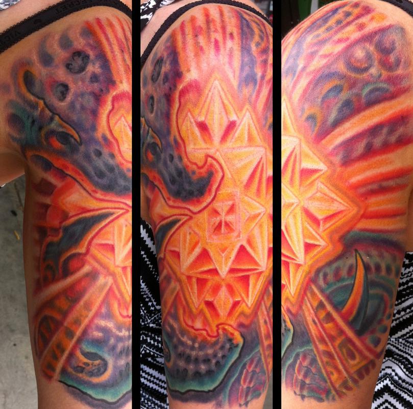 Bio lightform tattoo by Phil Robertson: TattooNOW