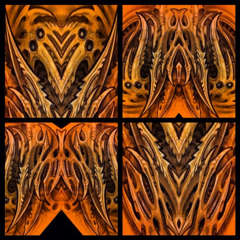 Biomech drawings by Phil Robertson: TattooNOW