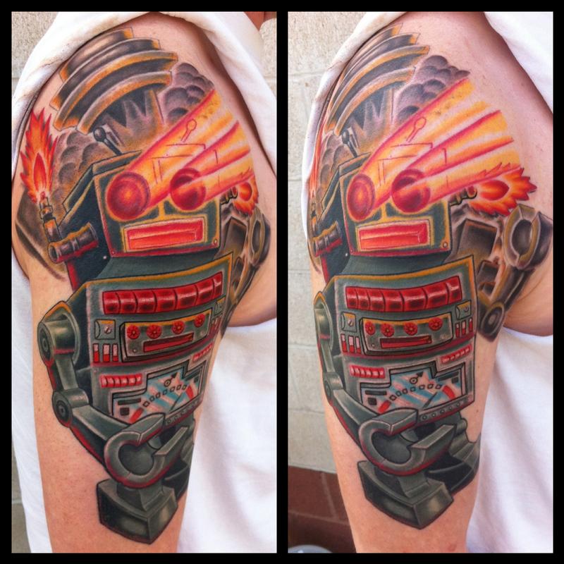 Cyborg Tattoo Sleeve