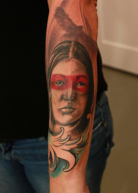 Apache Woman by Steve Phipps: TattooNOW