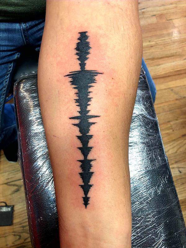 Waveform Tattoo