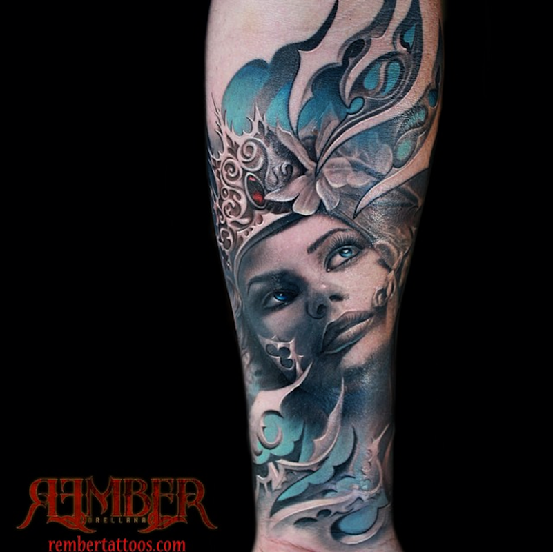Gothic Realism Portrait by Rember, Dark Age Tattoo Studio: TattooNOW