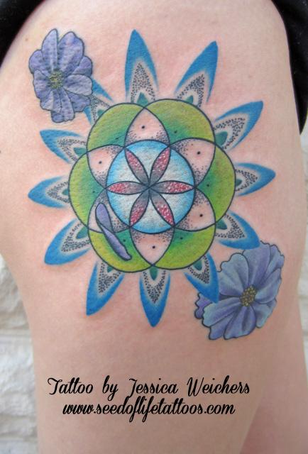 Sacred Geometry Mandala by Jessica Weichers: TattooNOW