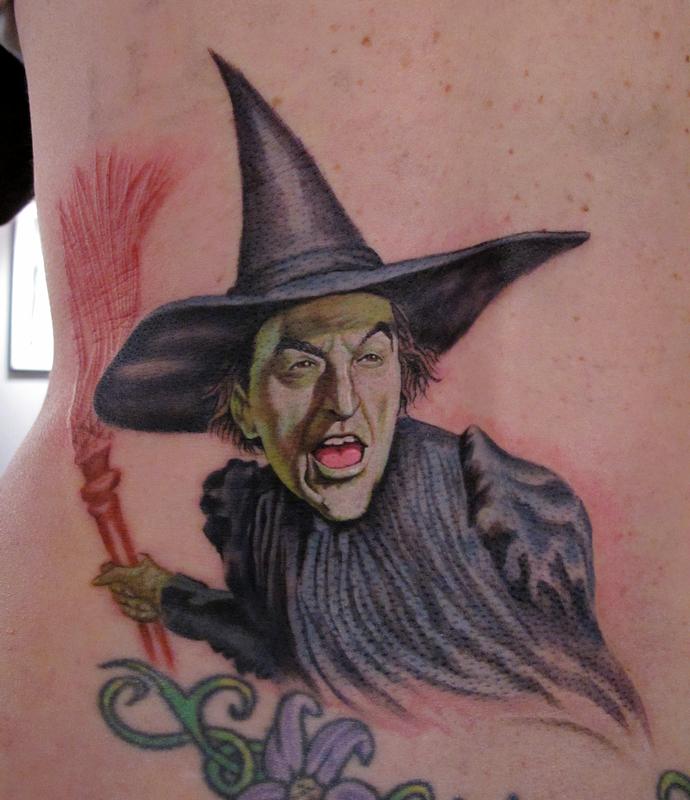 Wicked Witch Wizard of Oz by Stefano Alcantara: TattooNOW