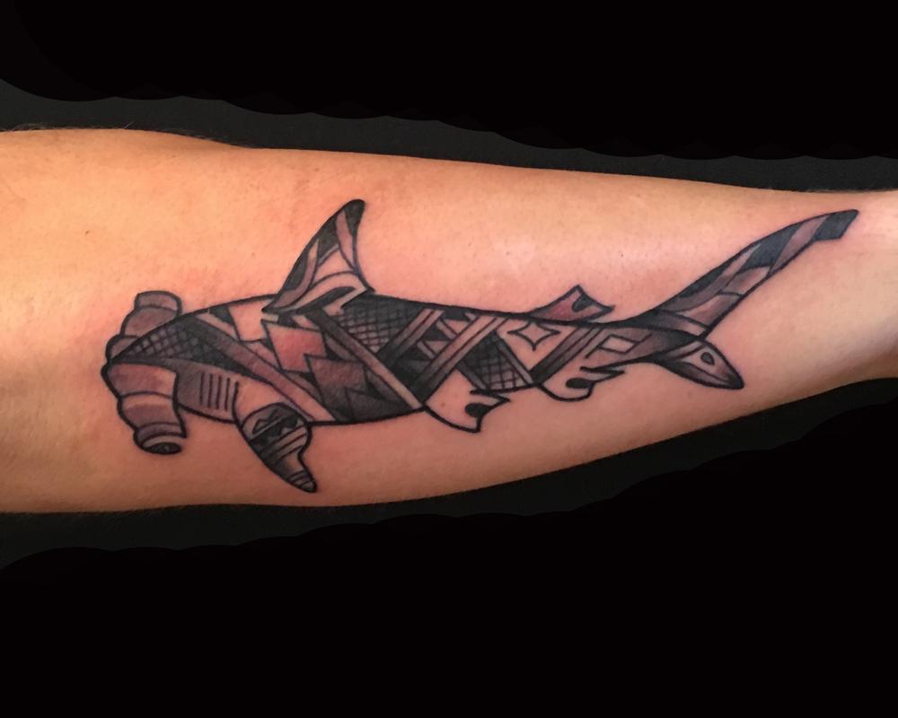 Polynesian Shark by Adam Considine: TattooNOW