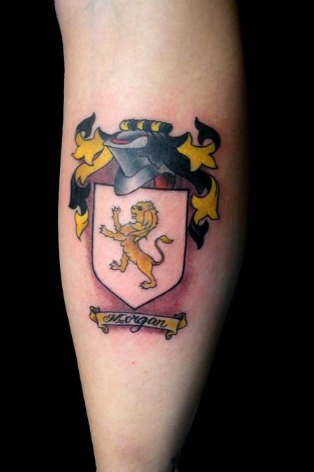 Morgan Crest by Trevor Kennedy: TattooNOW