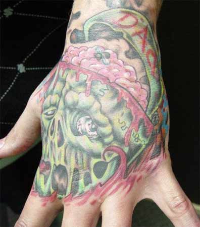 Zombie Hand Tattoo Designs