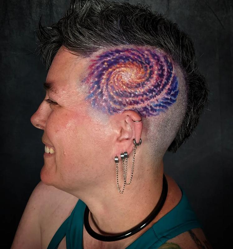 Galaxy Head Tattoo by Conan Lea: TattooNOW