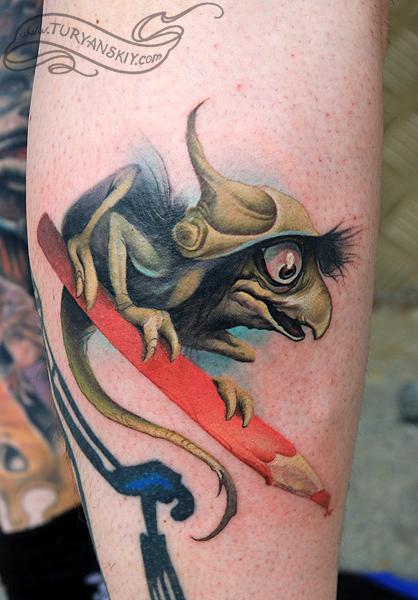 Brian Froud's troll by Oleg Turyanskiy: TattooNOW