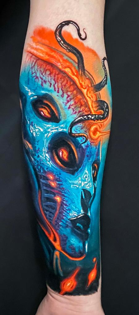 Aqua Lava Alien by Sean Foy: TattooNOW