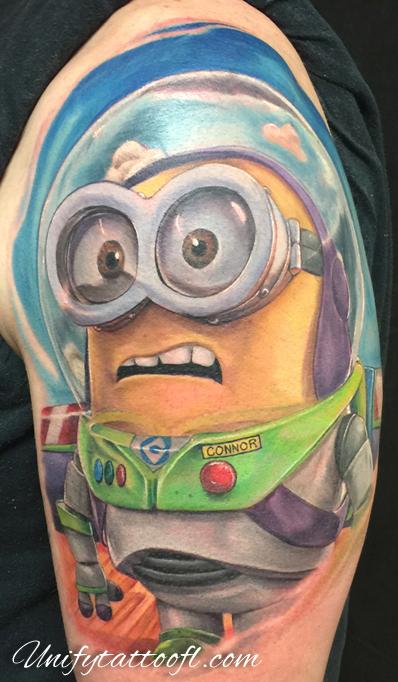 Minion tattoo by Bart Andrews: TattooNOW